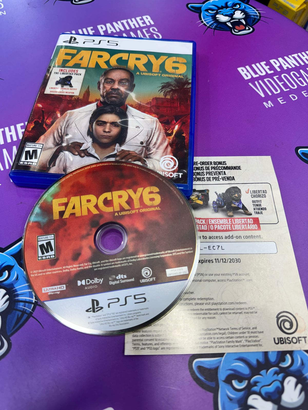 Far Cry 6 - Playstation 5 – bluepanthervideogames