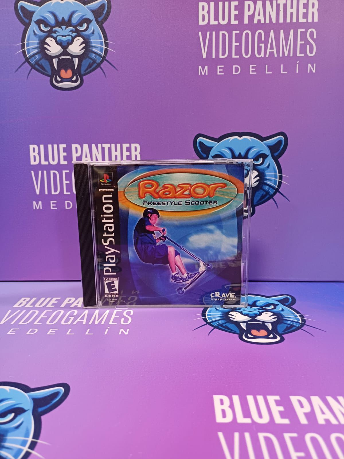 Razor Freestyle Scooter - Playstation 1 Juego original label custom ...