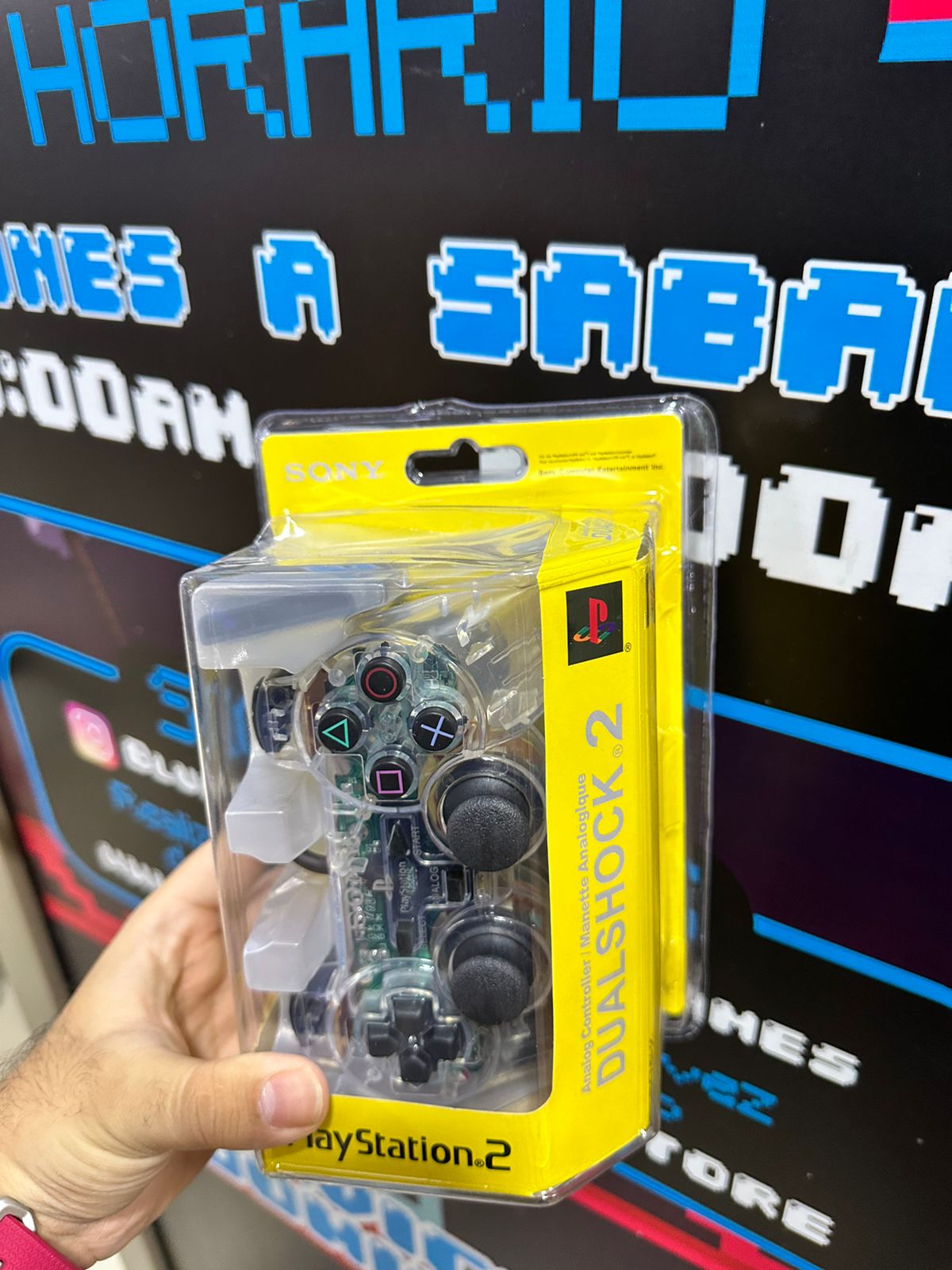 Control Ps2 blanco transparente – bluepanthervideogames