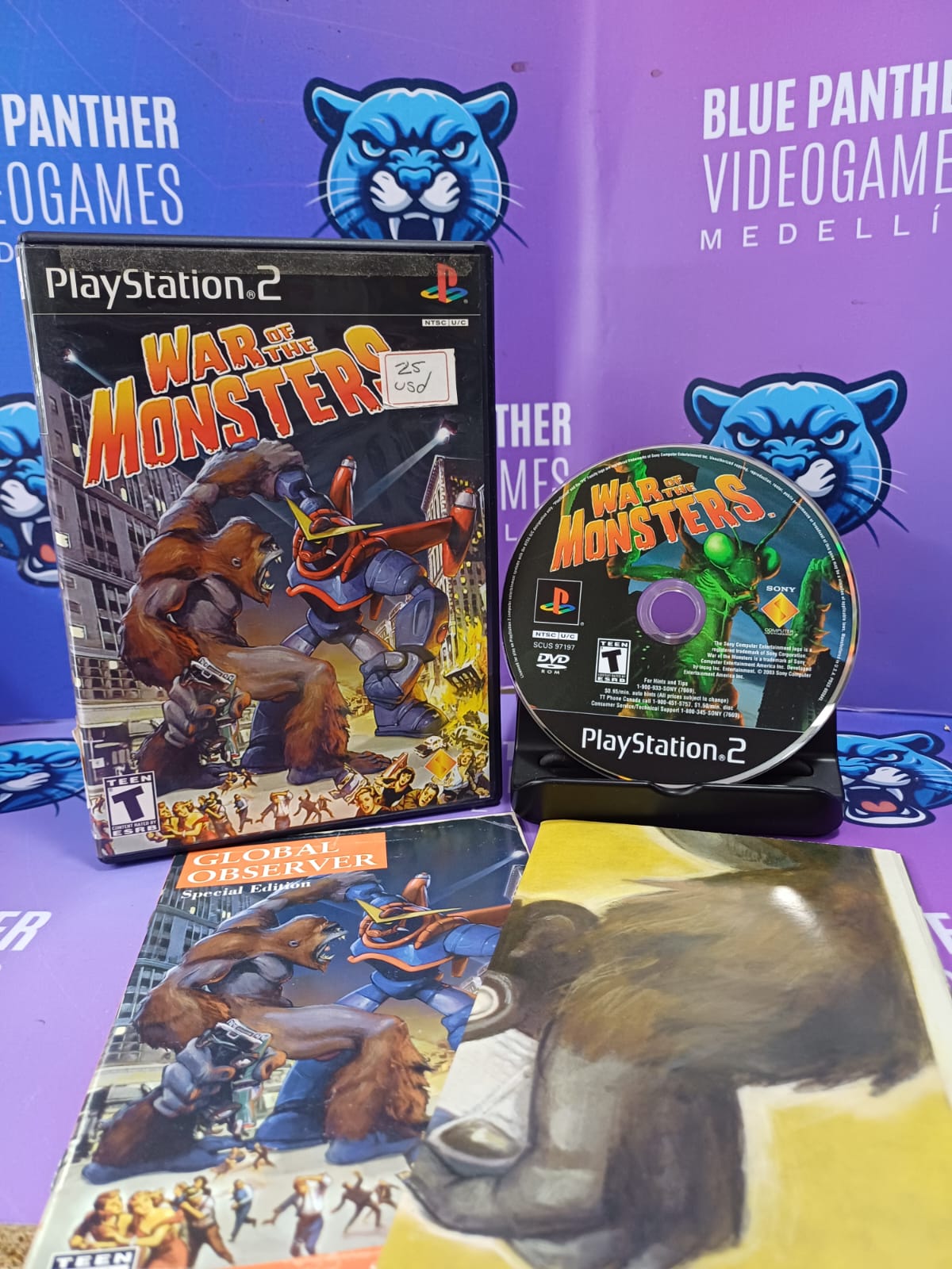 war of the monster - ps2 – bluepanthervideogames