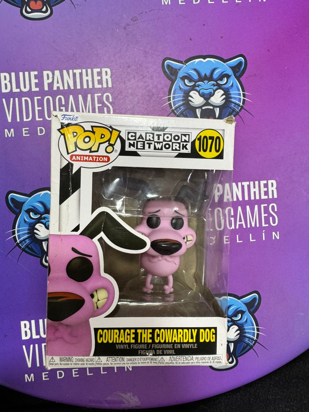 Funko Courage The Cowardly Dog (Caja Fea) – bluepanthervideogames