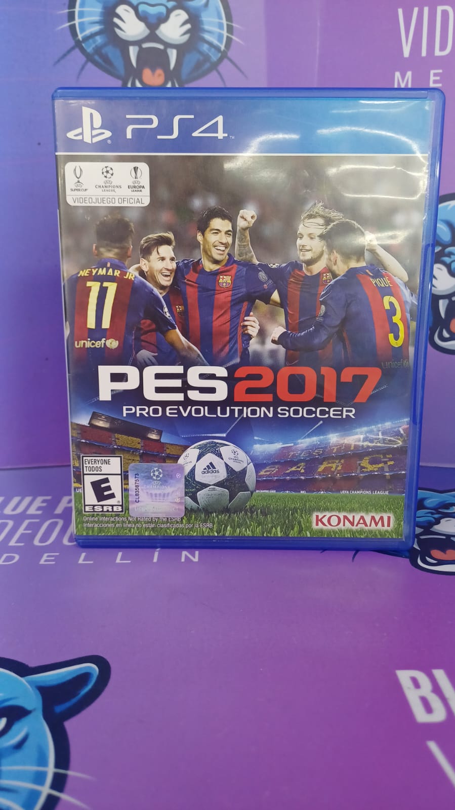 PES 2017 - Playstation 4 – bluepanthervideogames