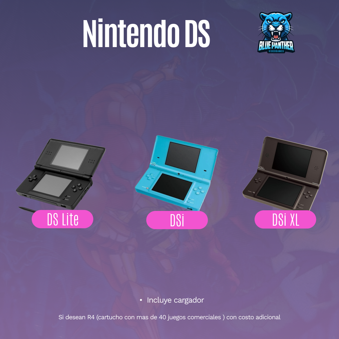 DSi Original con R4 – bluepanthervideogames
