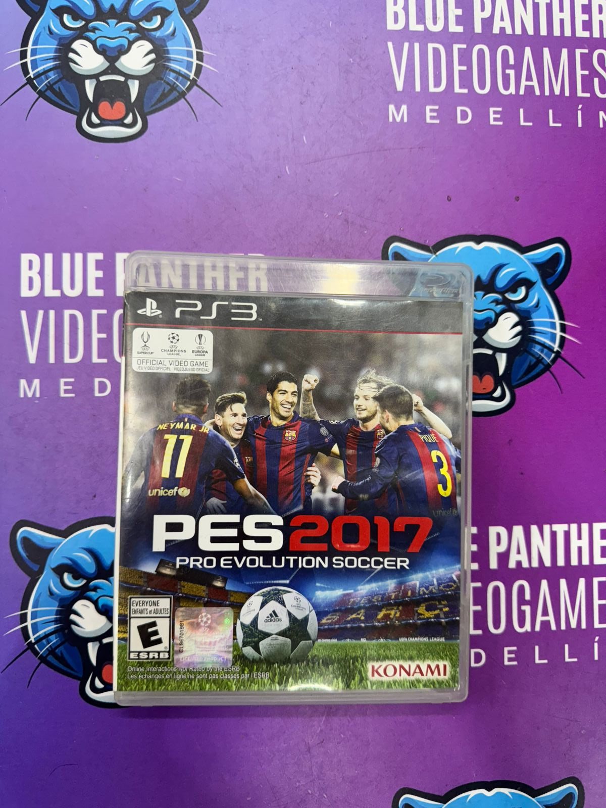 PES 2017 - PS3 – bluepanthervideogames